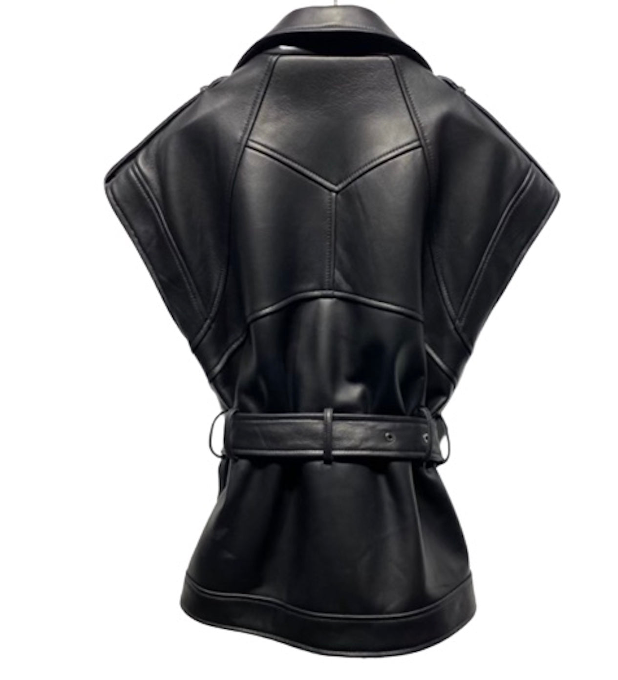 Leather Wrap Vest | Madonna & Co