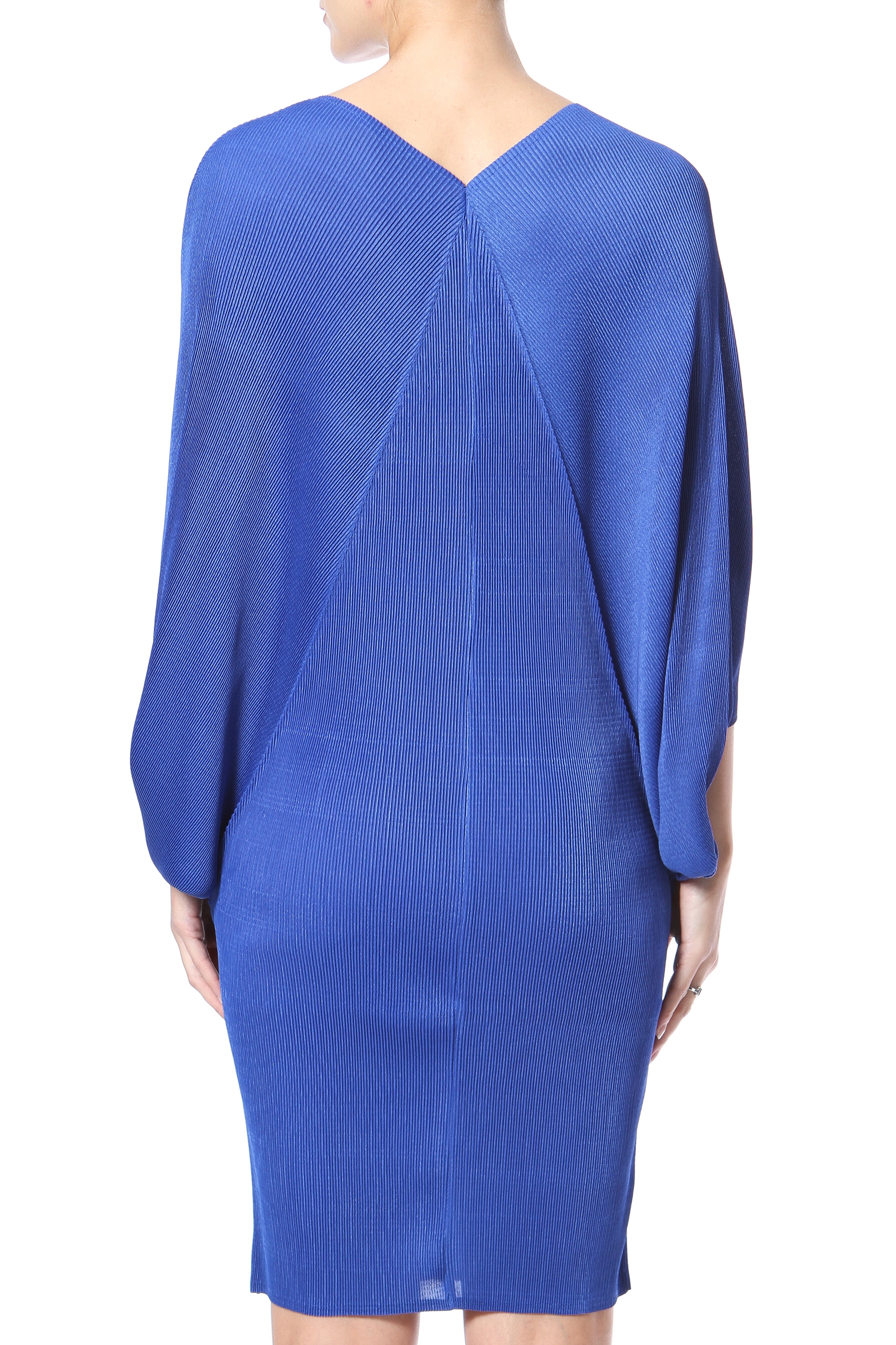 Pleated Dolman Sleeve Dress Madonna And Co